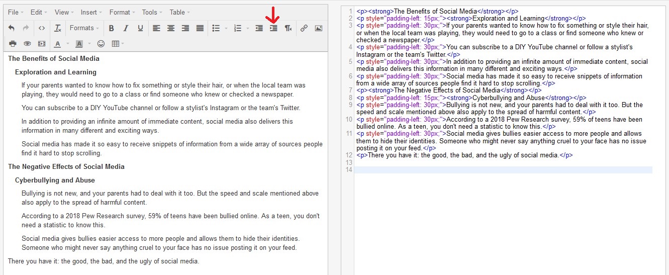 HTML Tricks and Shortcuts – Support Elephango