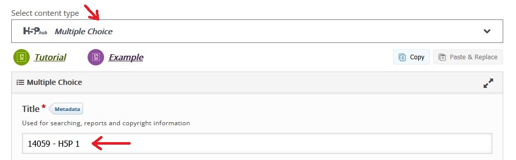 H5P Interactives (Writers) – Support Elephango
